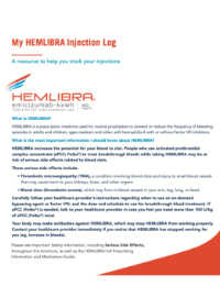 Resources for Your Patients | HEMLIBRA® (emicizumab-kxwh)